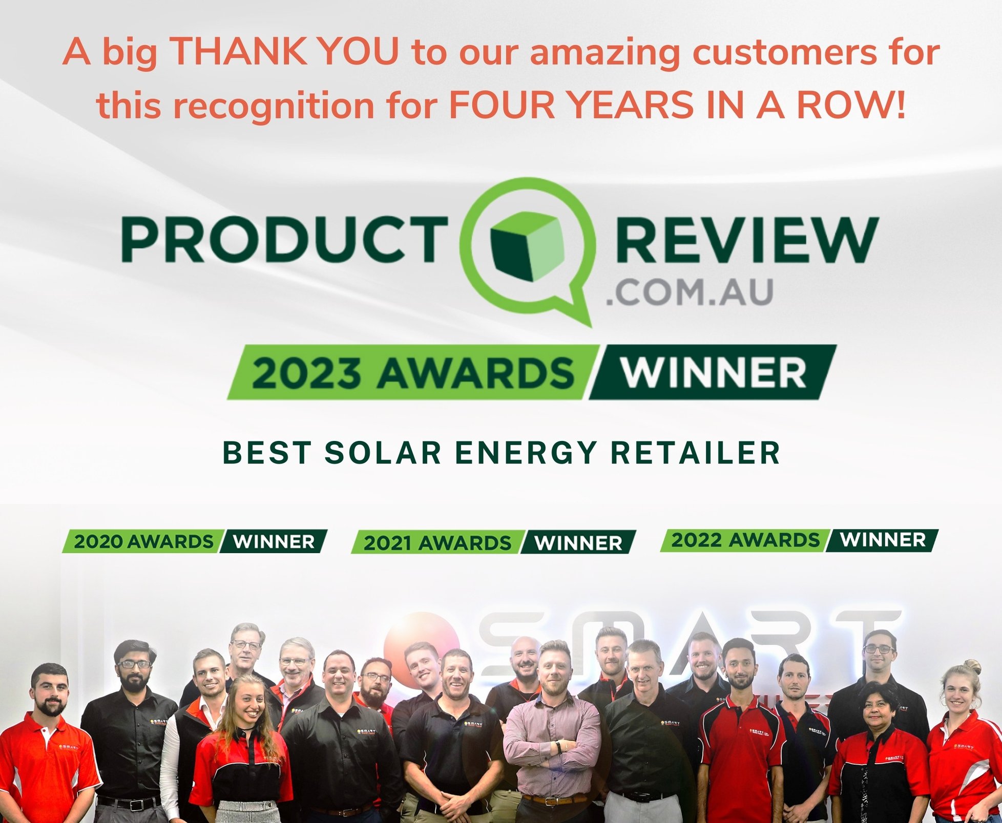 Smart Energy Answers Wins ProductReview Award 4th Year in a Row