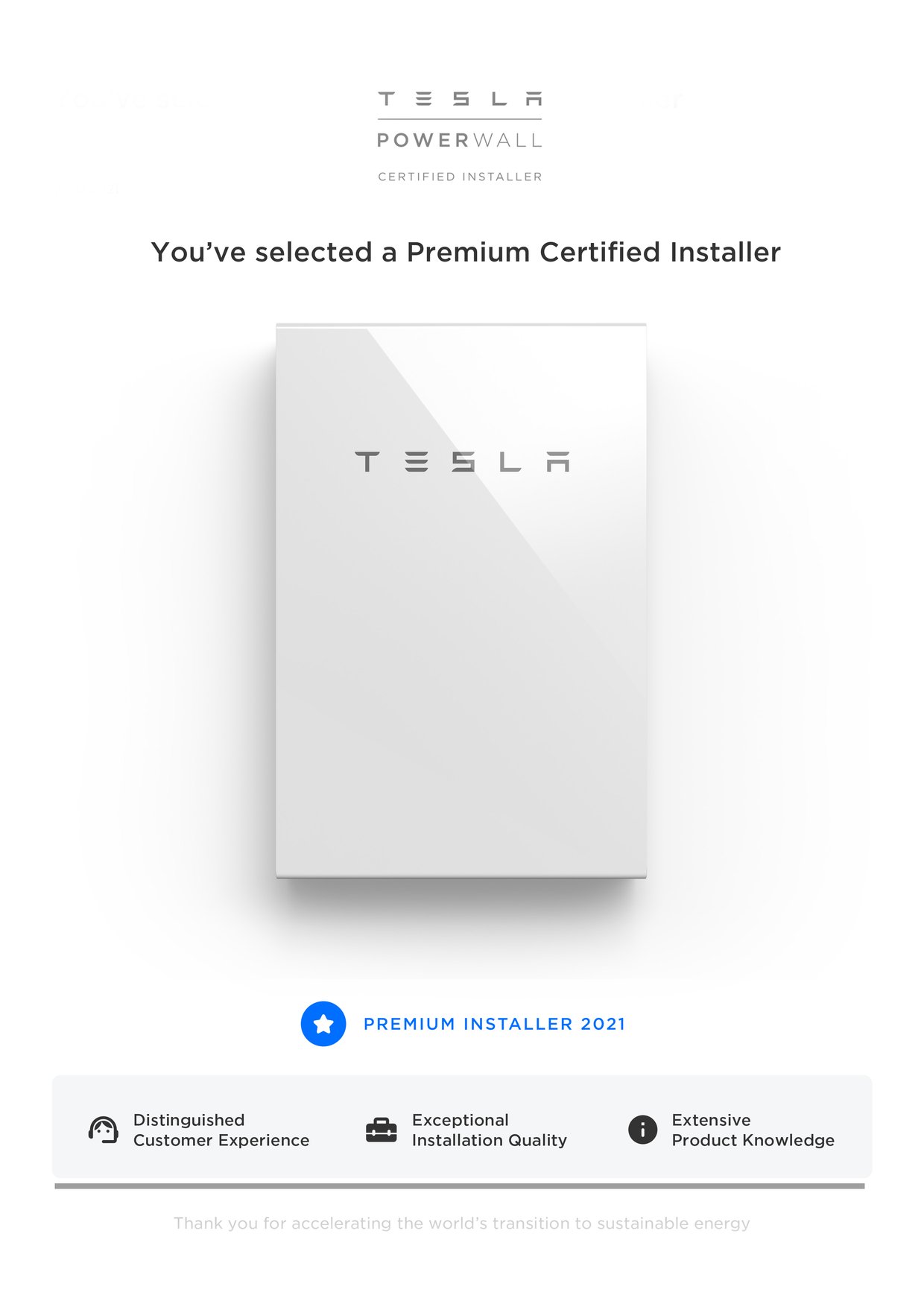 Smart Energy Answers: Premium Certified Installers of Tesla Powerwall